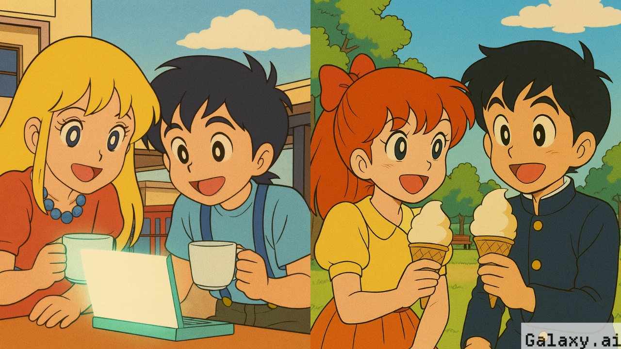 Toei Classic Anime Style | GPT Image 1.5 Image Prompt | Galaxy