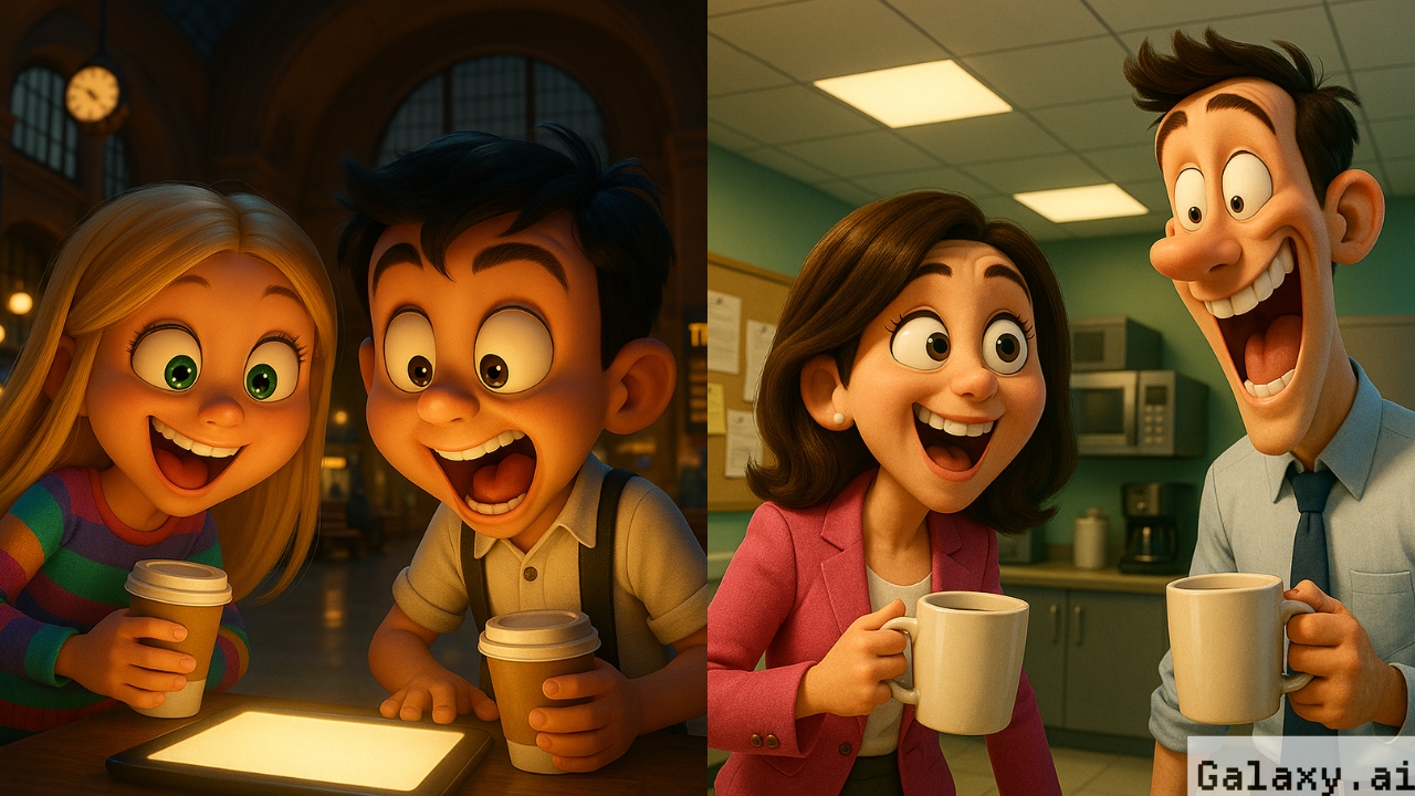 DreamWorks Character Scene | GPT Image 1.5 Image Prompt | Galaxy