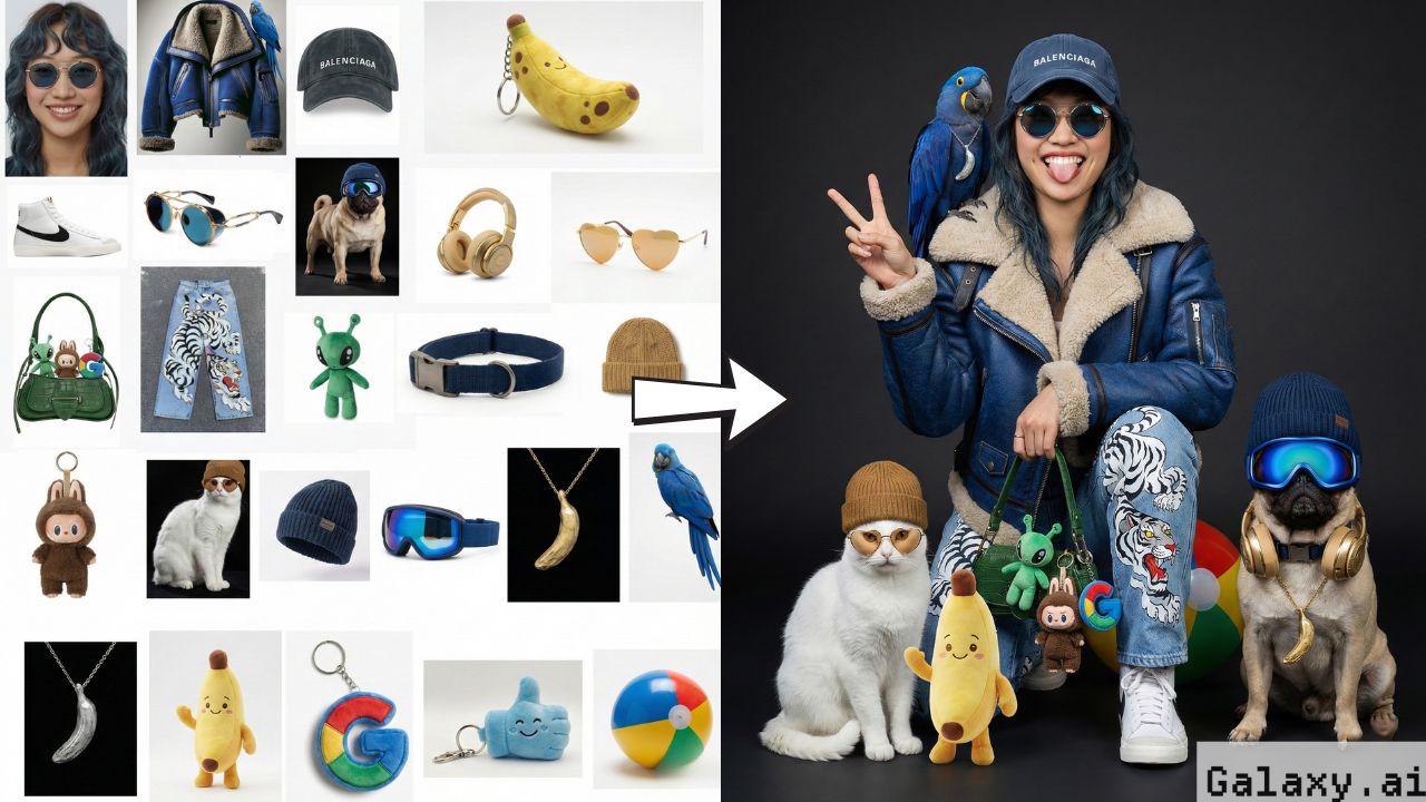 Multiple items combined into one image | Trending Nano Banana Pro Image ...